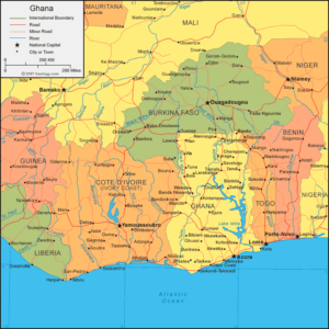 45+ Maps Of Ghana [Includes Maps Of All Cities In Ghana]