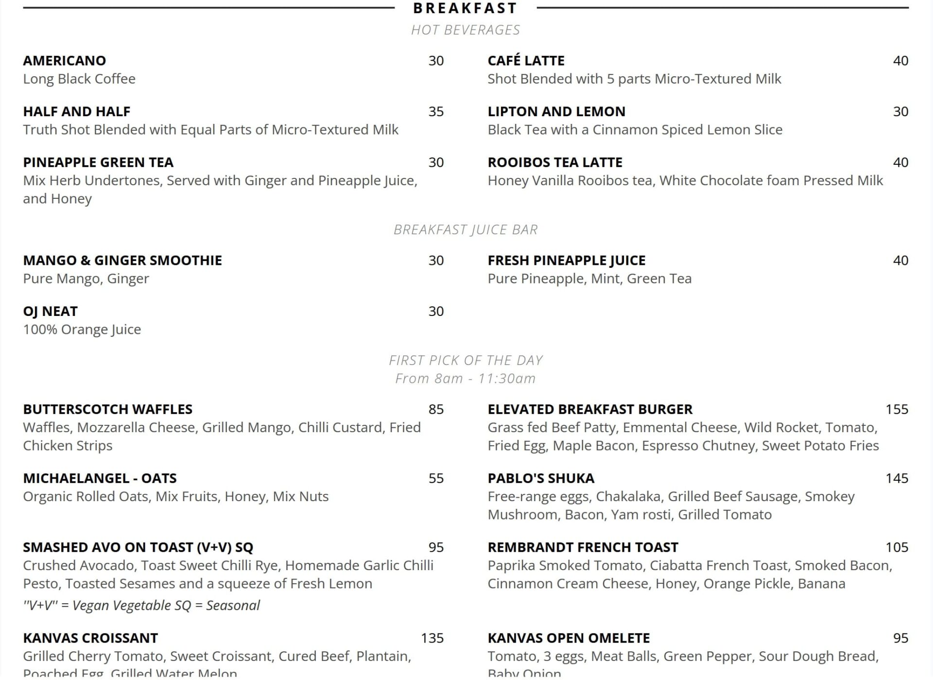 Ghana: Kanvas Restaurant Accra Menu, Location & Contact (Osu) | SKB Journal